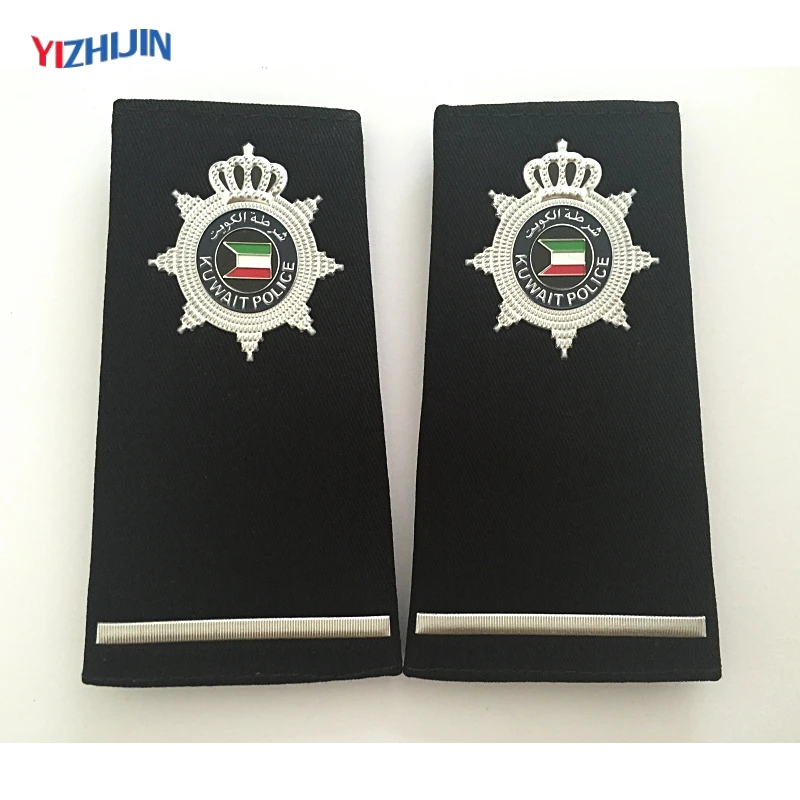 Kuwait Police Uniform Shoulder Epaulet Pvc Epaulette - Buy Epaulette ...