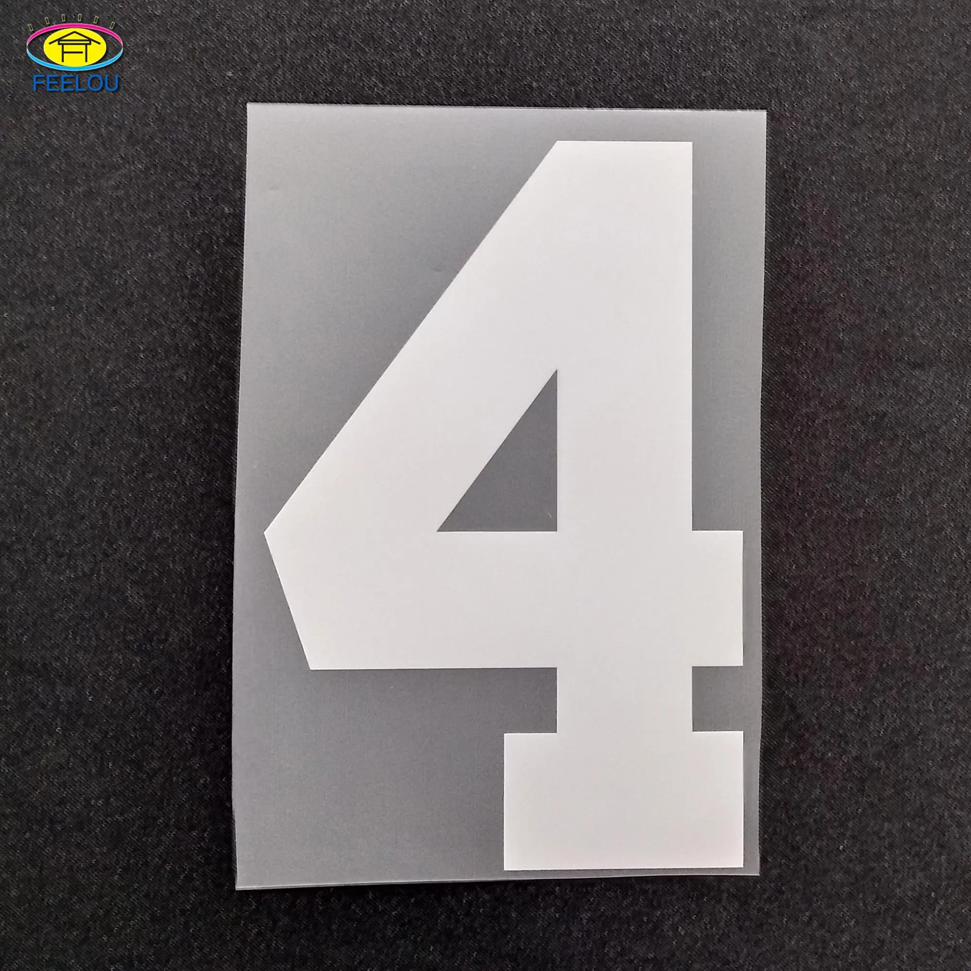 Custom Soccer Heat Press Numbers for Jersey - 25 Colors