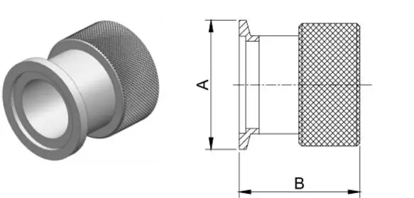 KF Quick Compression Couplings for Quartz Tube - TCH OEM