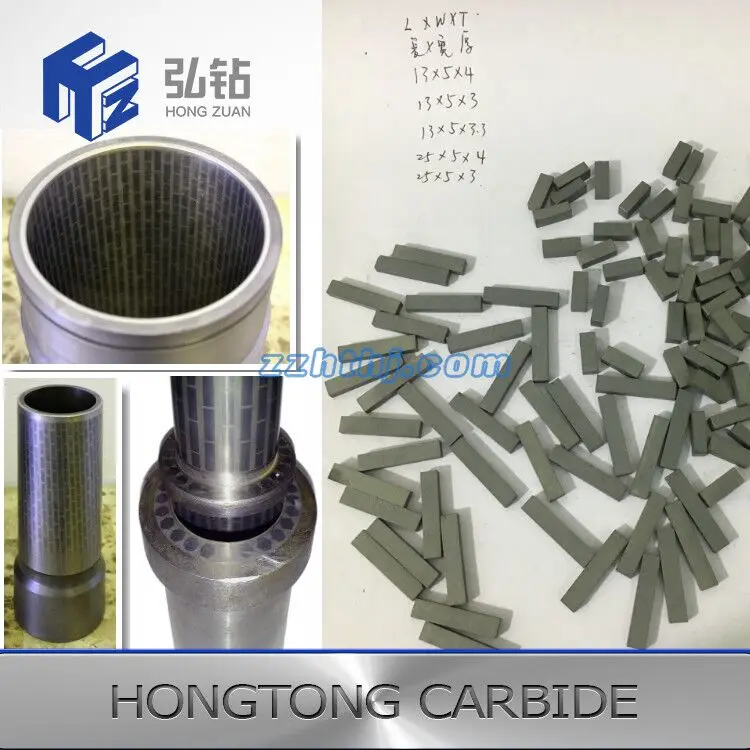HF3000 Tungsten Carbide Tiles for Stabilizer Hardfacing