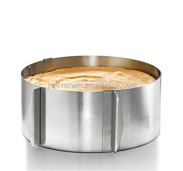 Adjustable Cookie Cutter - Round Stainless Steel Pastry Ring