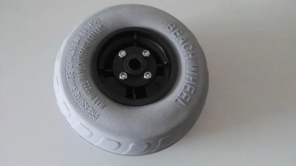 10 Inch Balloon Wheel for Beach Cart and Jet Ski Trailer Durable Caster ...