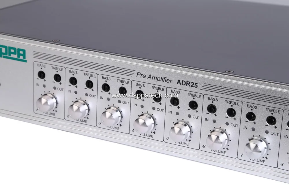 DSPPA ADR25 8 Channel Pre Amplifier - Portable & Powerful