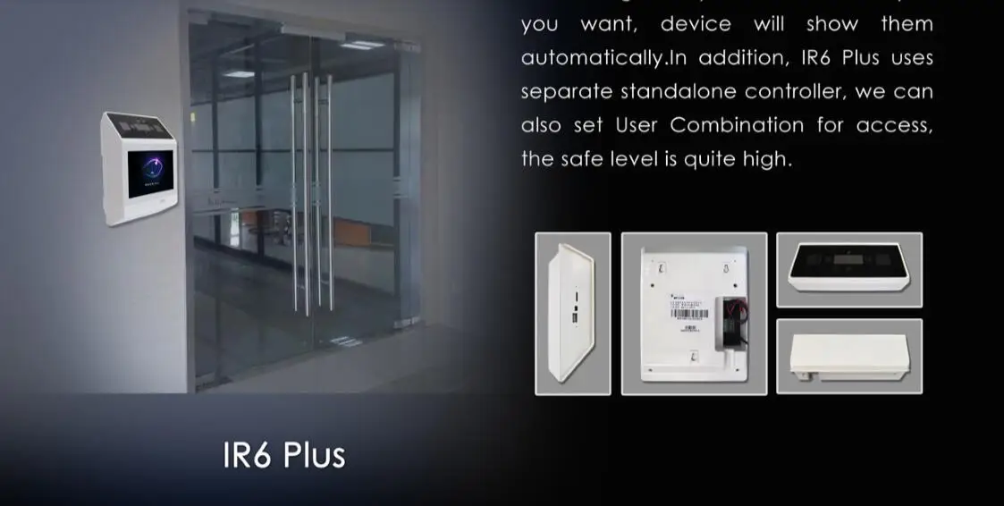 IR6 Plus - Advanced Eye Scanner for Access Control & Attendance