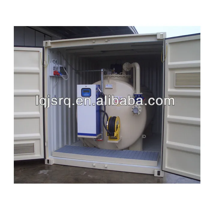 Mobile Portable Fuel Gas Station With Container Tank And Dispenser ...