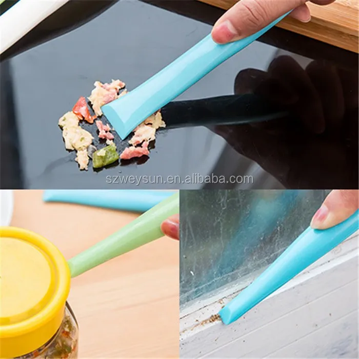 Plastic Kitchen Floor Scraper Kitchen Bathroom Stove Dirt Cleaning ...