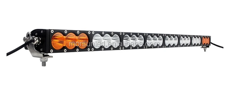 Newest Amber And White Flash Led Light Bar. 43'' 60v 240w Single Row ...