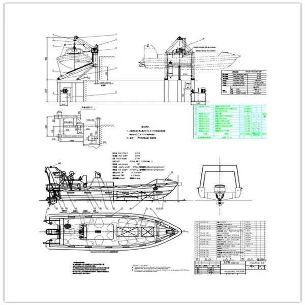 Marine Rescue Used Open Lifeboat For Sale - Buy Lifeboat Davit ...