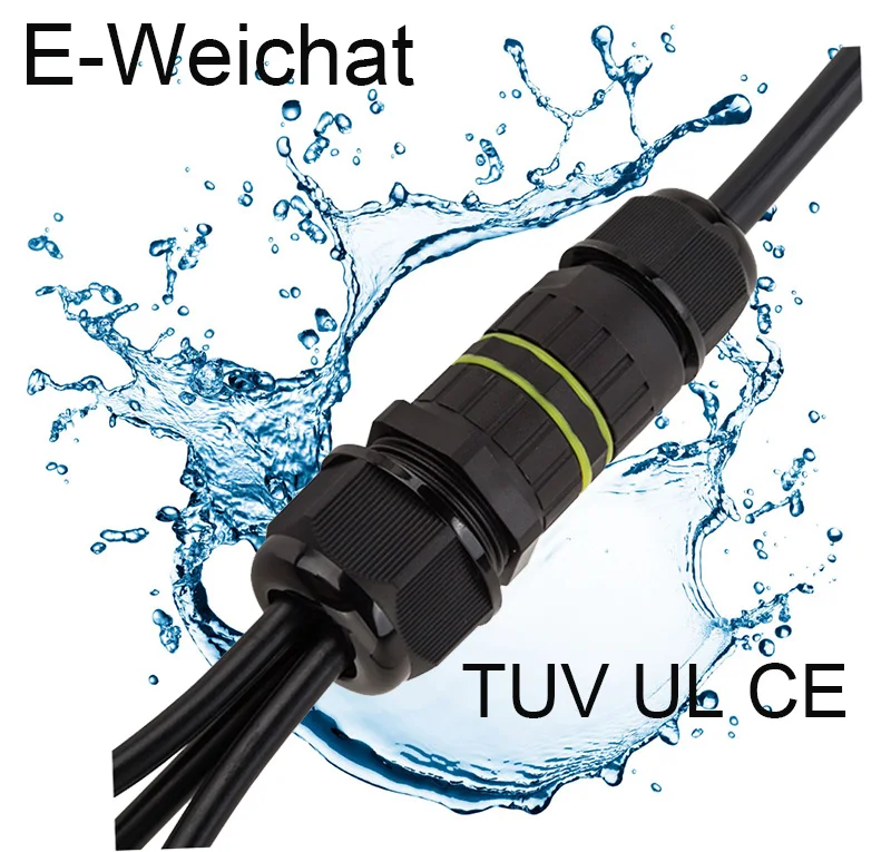 E-weichat Quick Connect Power Cable Underwater Connector 3 Pin Male And ...