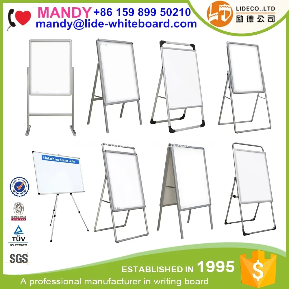 Mobile Whiteboard Stand on Wheels - Durable Magnetic Whiteboard with ...