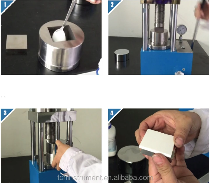 Hydraulic Press Dies,Square Pressing Die Set Mold,Square Sample Pellet ...