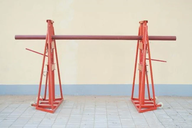 10t Heavy Load Cable Drum Jacks Hydraulic Electrica Jack Stand Wire ...