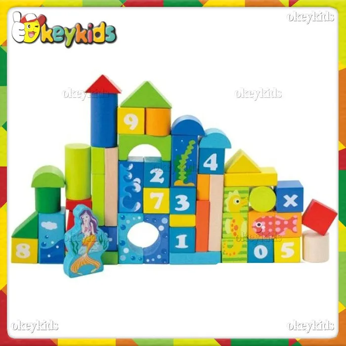 Wholesale Fancy Colours Wooden Building Blocks Toy,Cheap Kids Wooden ...