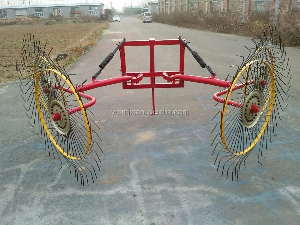 2017 New Design Rotary Finger Wheel Lawn Mower Hay Rake/hayrakes For ...