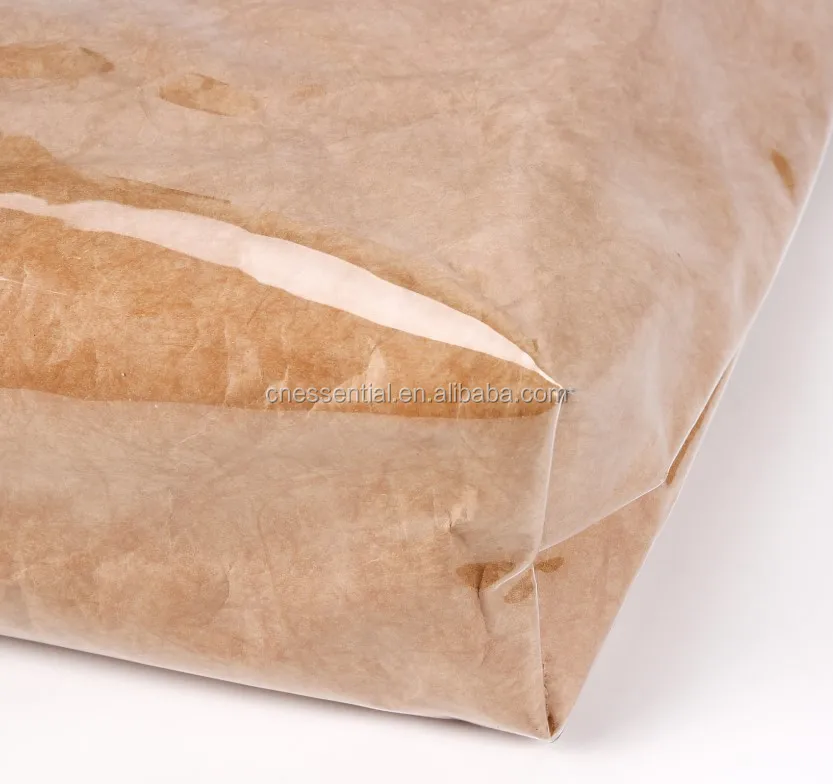 Clear Brown Tyvek Paper Waterproof PVC Bag with Gusset| Alibaba.com
