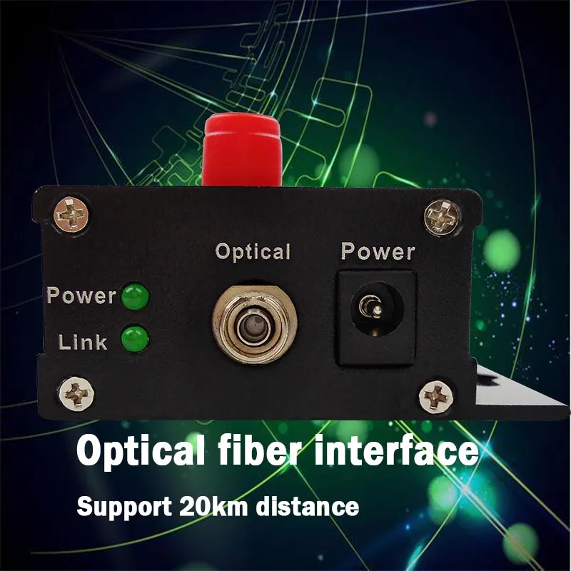 1 Channel Fiber Optic to Coaxial Converter - 20km Distance