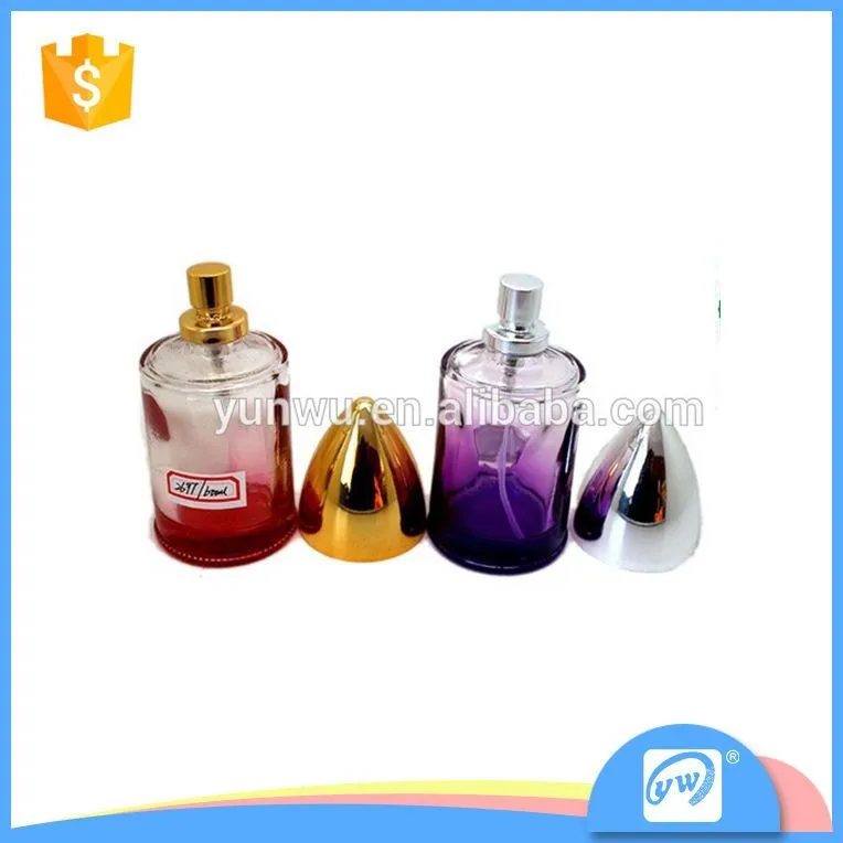 A2697-60ml Elegant Bullet Shape Custom Made Colored Glass Perfume ...