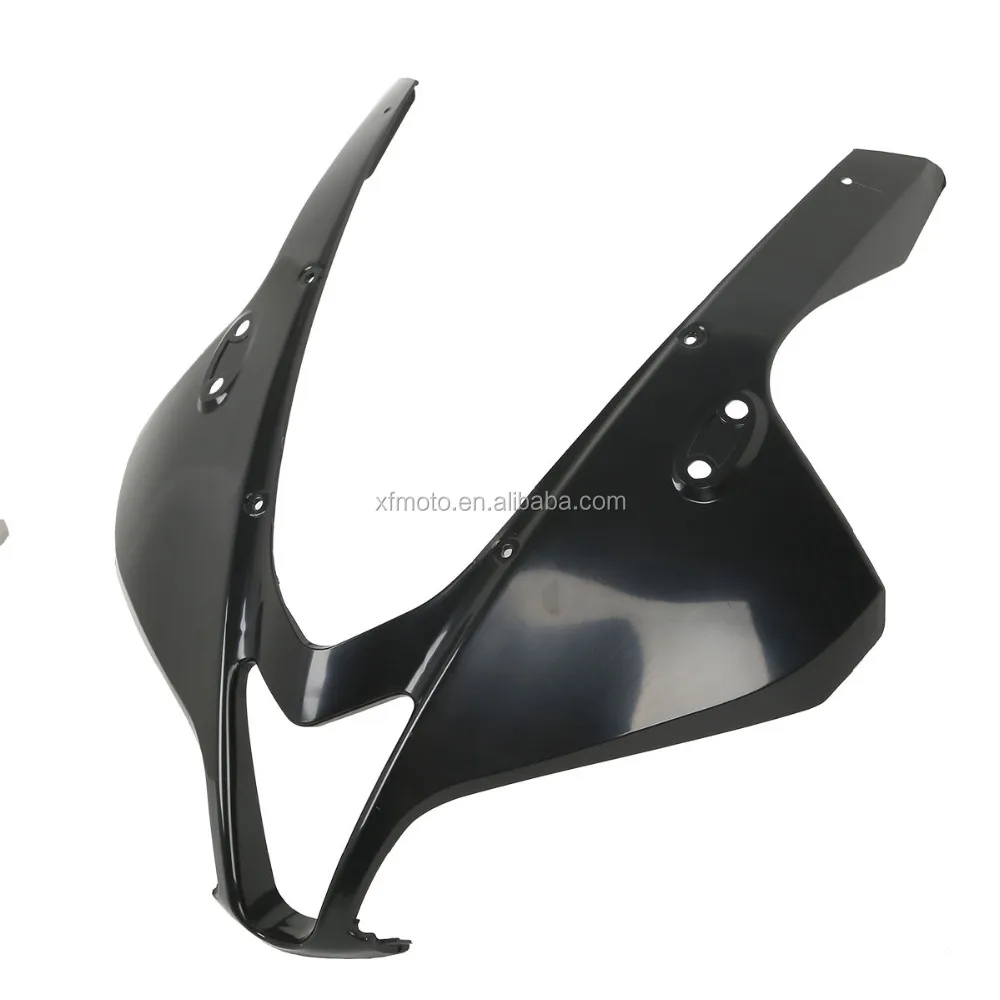 Unpainted Black Front Fairing Cowl Head Nose For Honda Cbr 600rr 2007 ...
