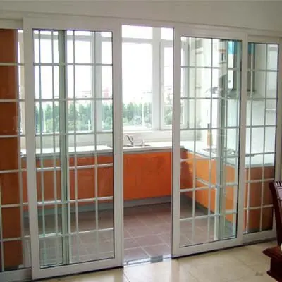 PVC/UPVC Sliding Double Glass Doors - Modern & Space-saving