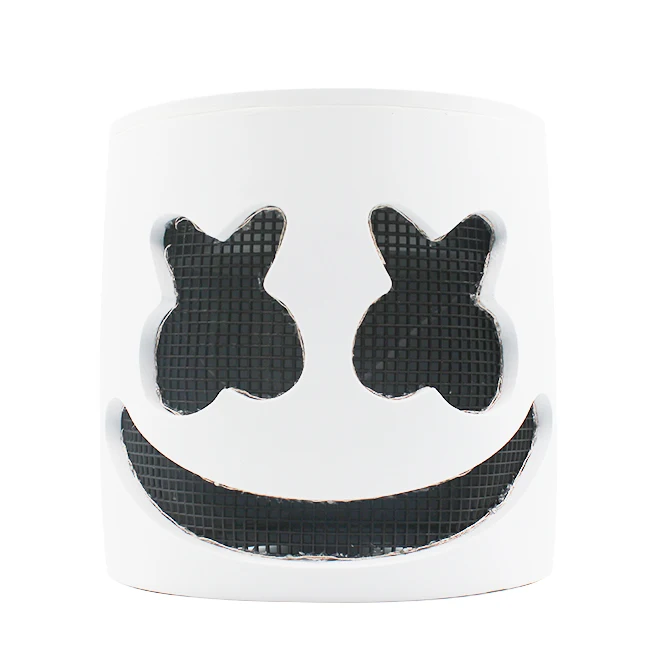 Colorful Led Luminous Marshmallow Mask Eva Full Head Helmet Festival ...