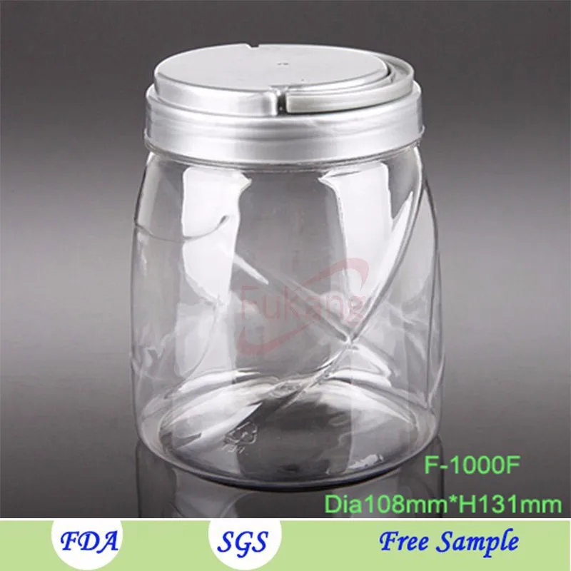 Wholesale 1 Liter PET Container Food Grade Versatile