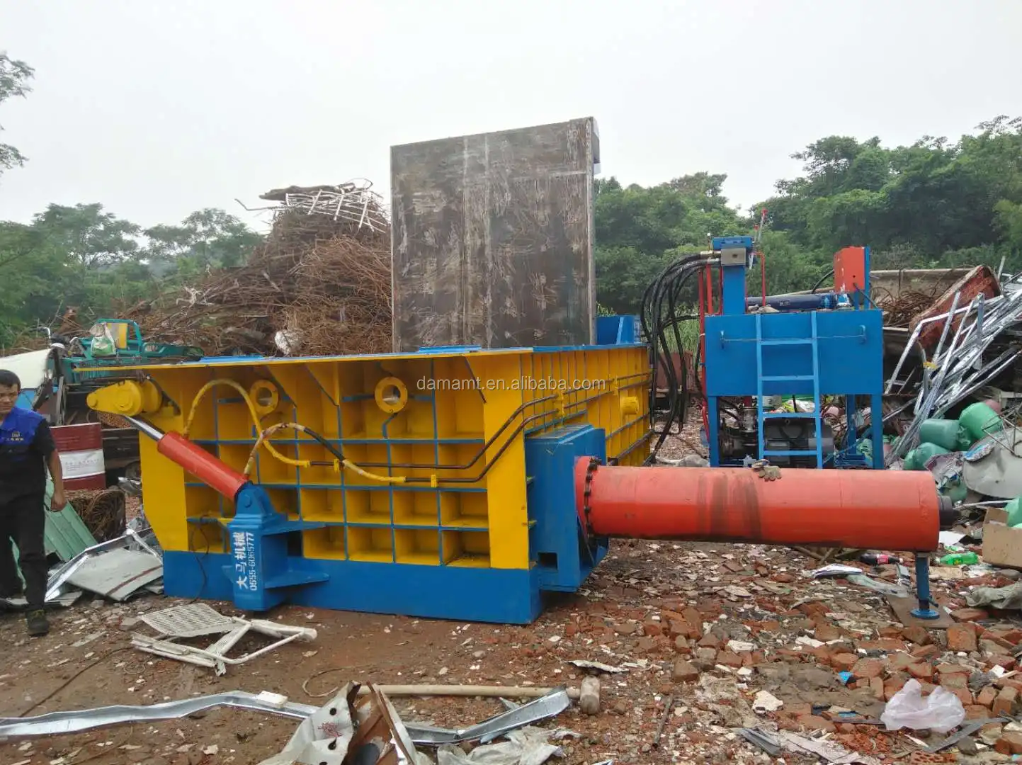 Factory Waste Metal Recycling Hydraulic Scrap Metal Baling Press ...