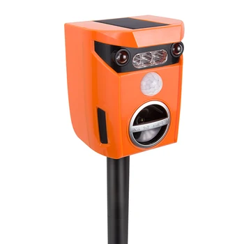 Smart Scarecrow Solar Ultrasonic Dog Repeller Scarecrow Dog Pest ...