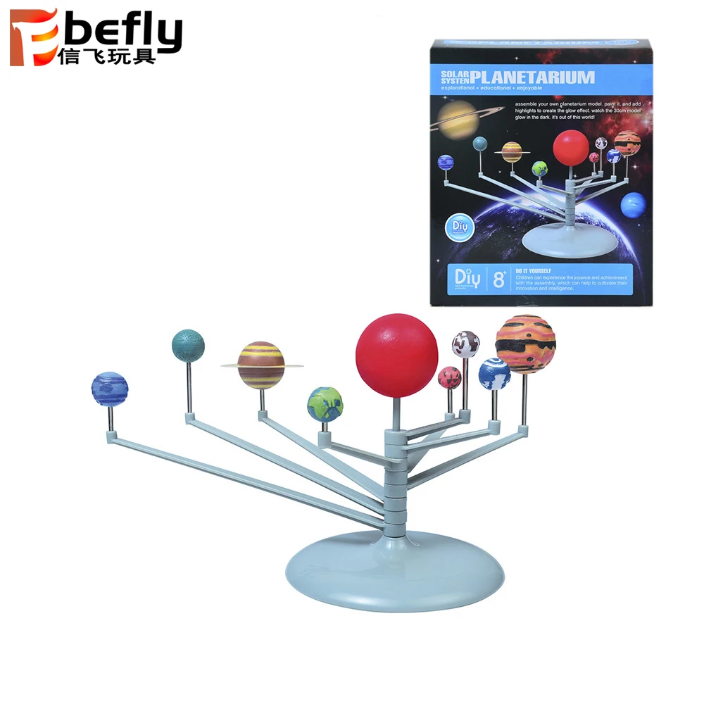 Stem Science Kit - DIY Nine Planets Solar System Toys