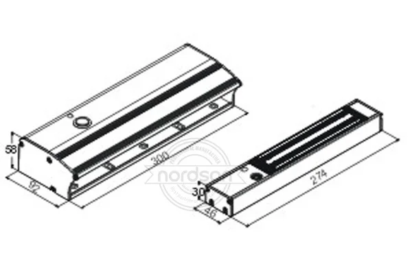 Built-in Door Open Push Button Security Door Handle Electronic Magnetic ...