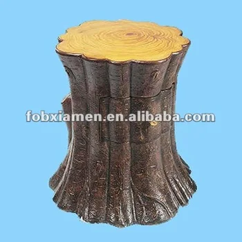 Polyresin Garden Decorative Artificial Tree Stump - Buy Artificial Tree ...