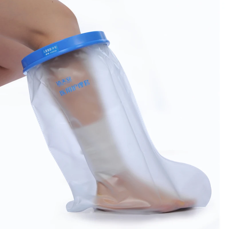 Transparent Leg Waterproof Cast Bandage Protector For Short Leg - Buy ...