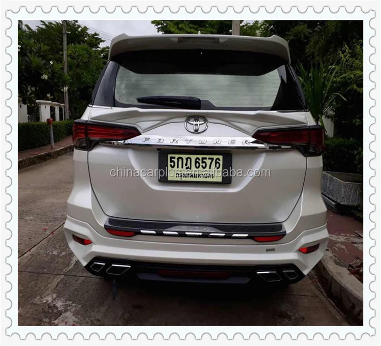 2016 New Fortuner Car Chrome Kit Black Color Matt Black For 2016 Toyo ...