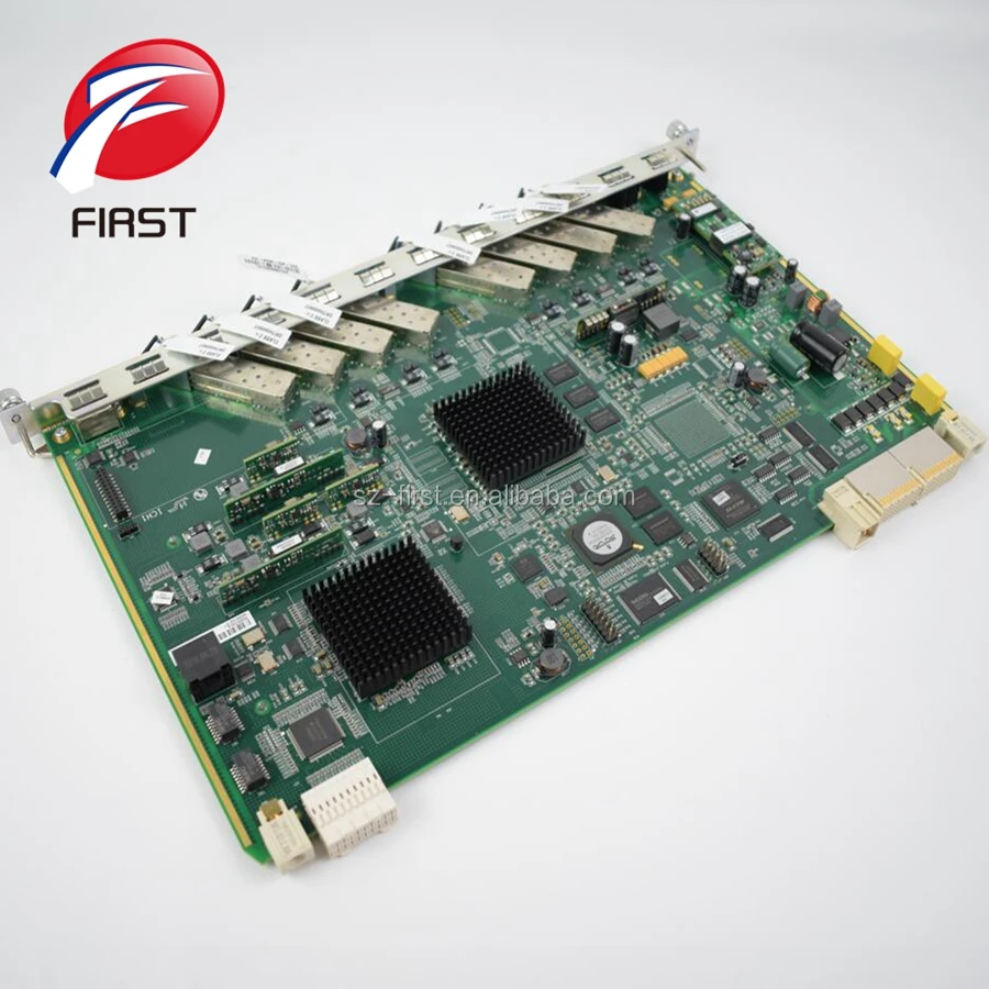 GC8B 8 ports GPON Service Board with 8 SFP Modules Business Card 16 ...