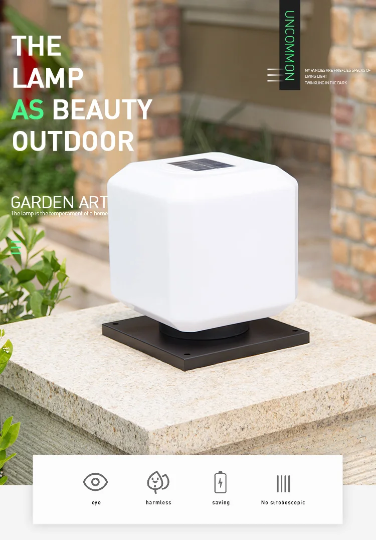 2w 3.5w Waterproof Outdoor Modern Led Solar Cube Light - Buy Solar Cube ...