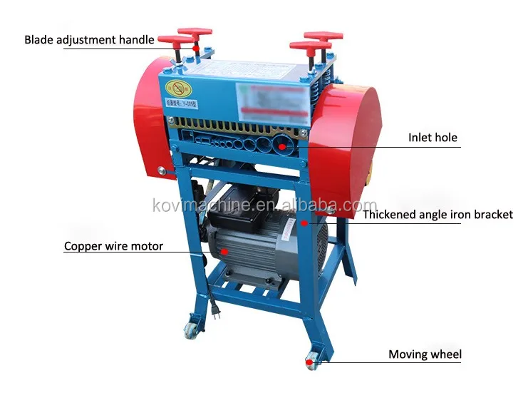 Multicore Electric Motor Winding Wire Cutting Stripping Crimp Machine