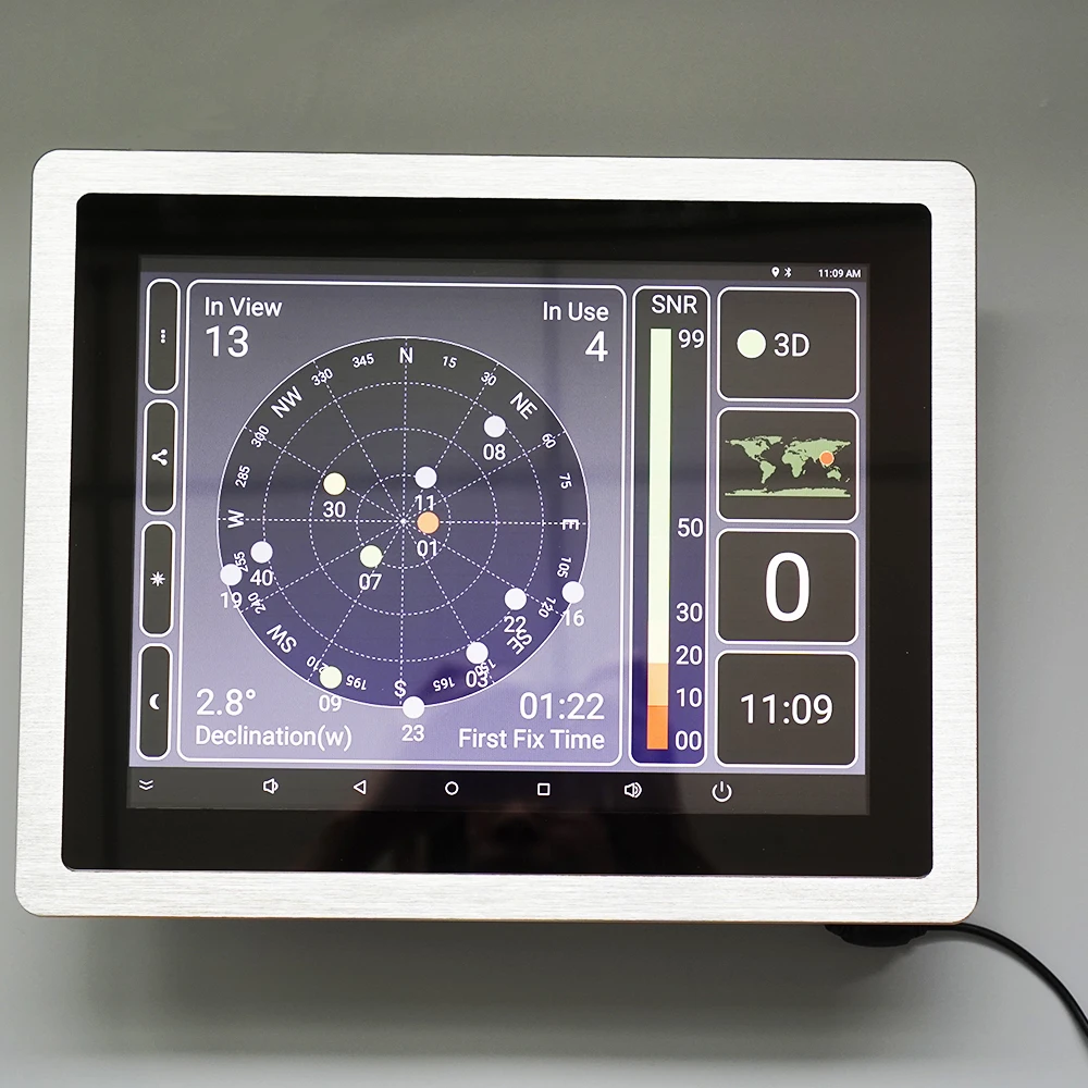 Sunlight Readable 1000 Nits Gps Android Industrial Tablet Pc 12 Inch ...