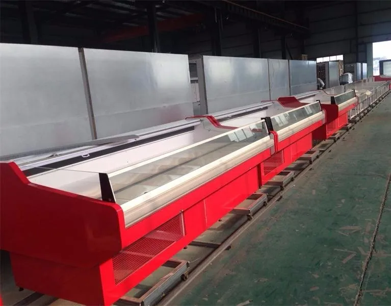 Open Fresh Meat Display Chiller For Supermarket - Buy Meat Chiller,Meat ...
