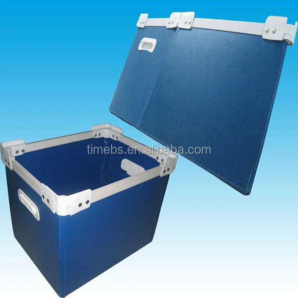 Folding Corrugated Plastic Box With Flexible Plastic Sheets - Buy ...