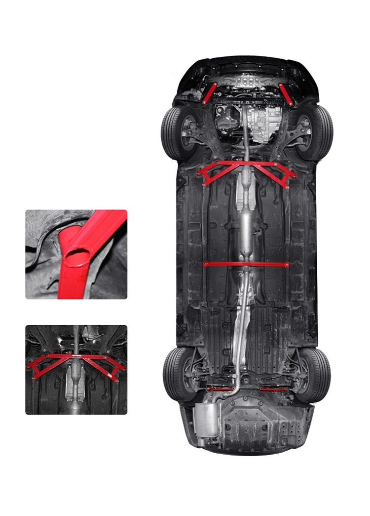 For Toyota For Camry 2006-2017 Front Strut Bar Reartower Strut Bar ...