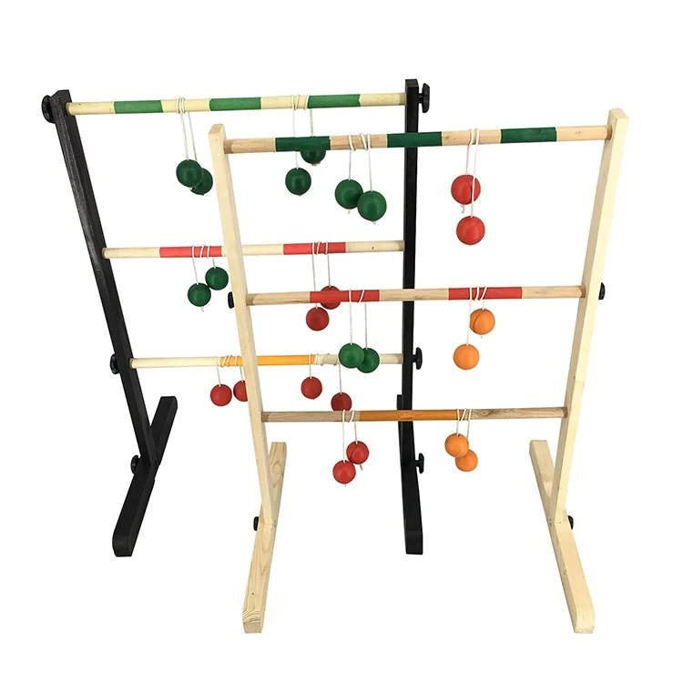 Triumph Classic Ladder Toss Game Set Ladder Golf Toys Includes 6 Soft ...