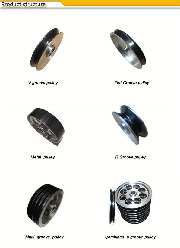 Ceramic Coated Electric Wire Pulley Wheel with Bearing