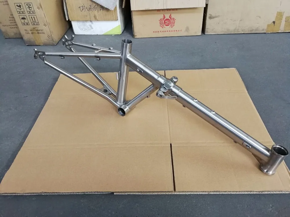 Smooth Welding Track Frame Fixed Gear 700c Bike Frame Titanium Alloy ...
