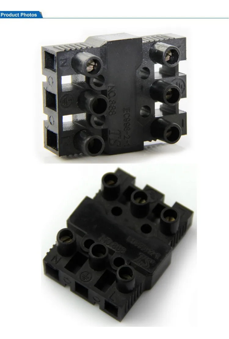Ts888 4mm Plastic Pa66 Pluggable Square Terminal Block - Buy Pluggable ...