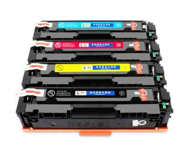 203a,Compatible Color Laser Toner Cartridge Set Cf540a Cf541a Cf542a ...