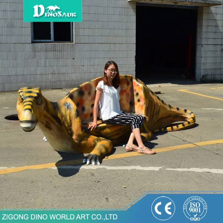 Amusement Park Furniture Fiberglass Dinosaur Bench For Sale - Buy ...