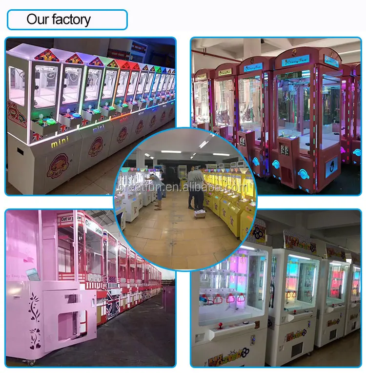 Telephone Coin Operated Prize Vending Crane Claw Game Machine