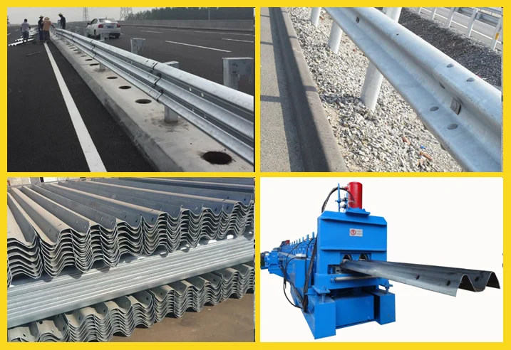 Yx80-340 Automatic Highway Guardrail Steel Roll Forming Machine - Buy ...