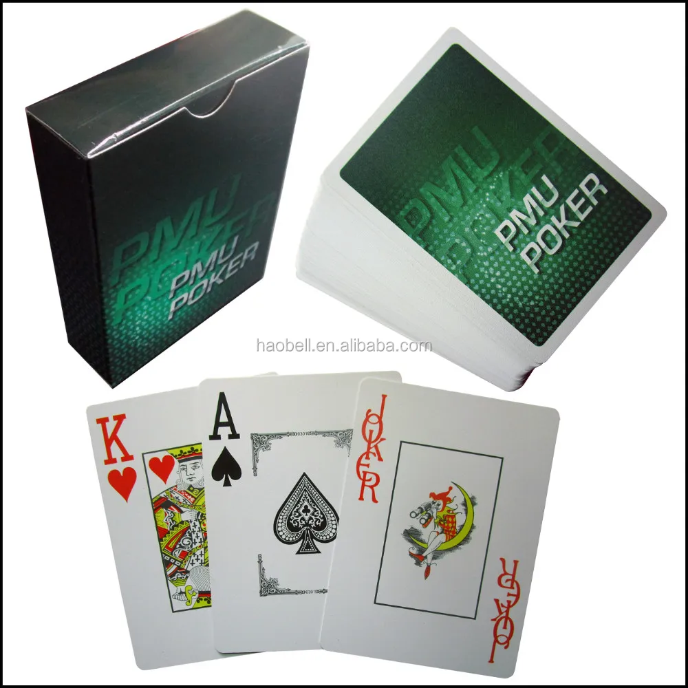 Customized Plastic Promotional Playing Cards Advertising Poker Cards ...