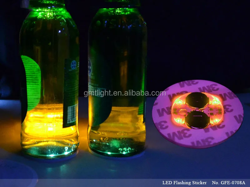 Good Promotional Uv Light Led Bottle Coaster - Buy Led Glass Coaster,Uv ...