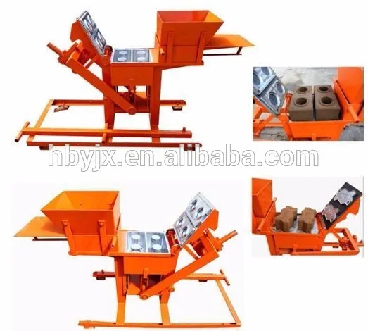 Hand-pressing Earth Block Making Machine Qmr2-40 - Buy Compressed Earth ...